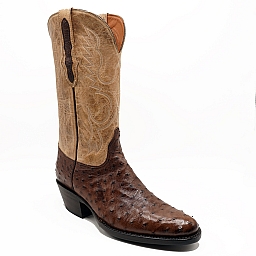 ODESSA KANGO TOBAC PIN OSTRICH TAN MAD DOG MEN’S WESTERN : WEST